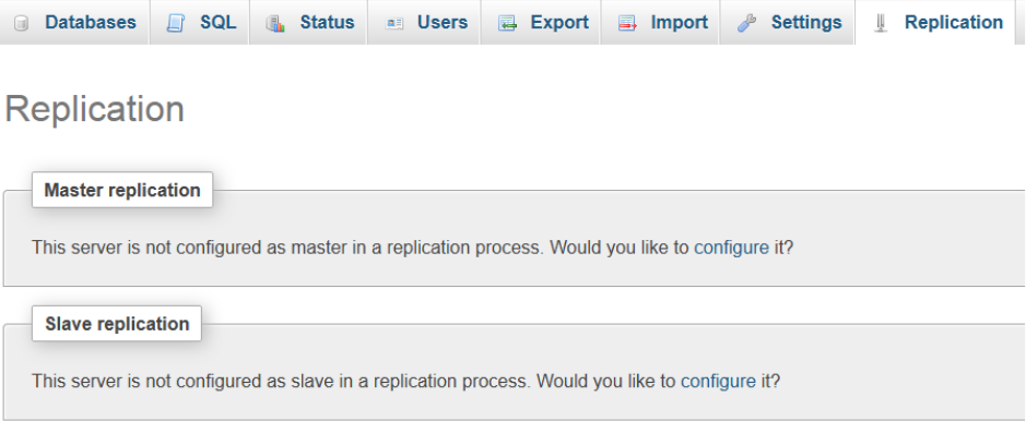 Exploring Replication In Phpmyadmin A Comprehensive Guide Web