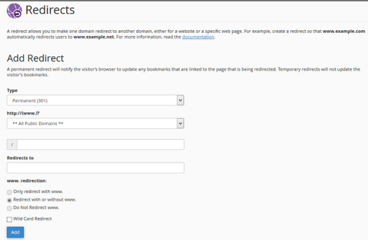 Redirecting Web Traffic A Guide To Url Redirects In Cpanel Web Hosting Malaysia Server
