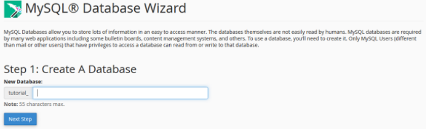Simplifying Database Creation A Guide To Cpanels Mysql Database Wizard Web Hosting Malaysia