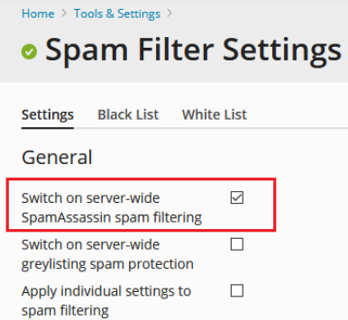 Plesk SpamAssassin Activation: Step-by-Step Guide | Web Hosting Malaysia, Server, Cloud , Domain ...