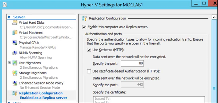 Enhancing Virtual Machine Reliability Enabling Hyper V Replica Web Hosting Malaysia Server