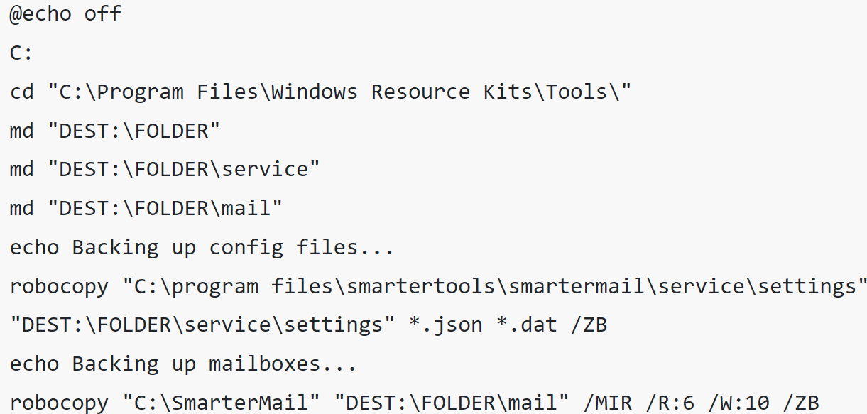 Advanced Techniques Smarter Mail Backup Automation With Robocopy Web