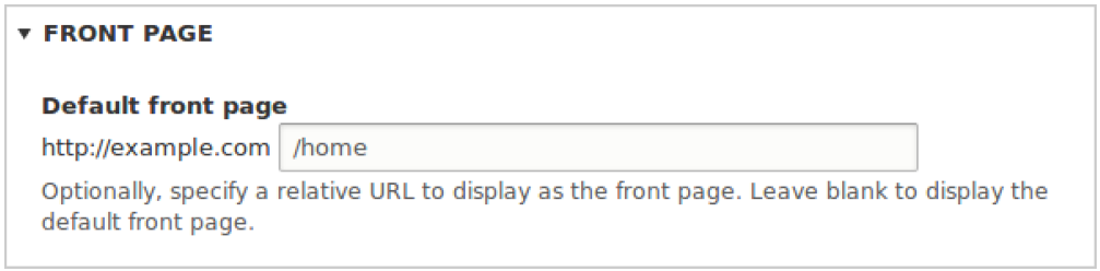 Setting The Front Page For Your Drupal Site: Configuration Guide | Web Hosting Malaysia, Server ...